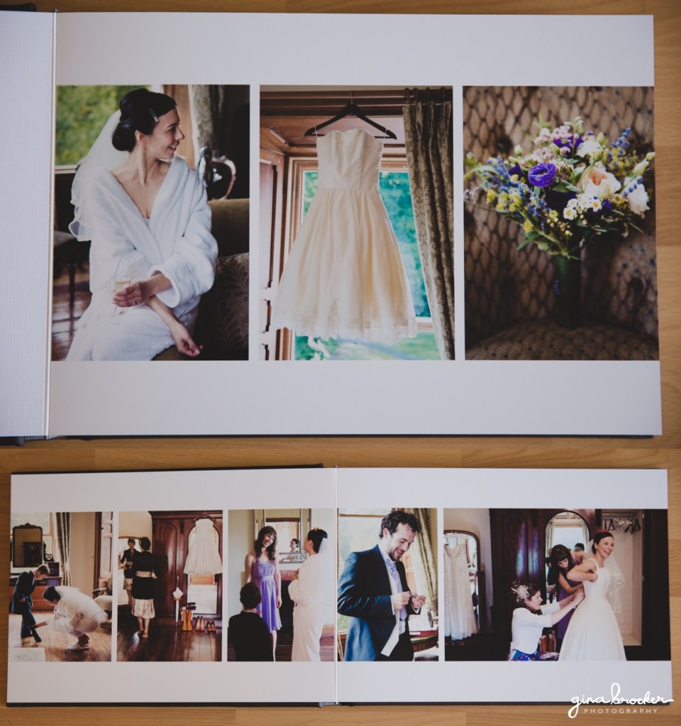 New Flush Mount Wedding Album - Gina Brocker Photography