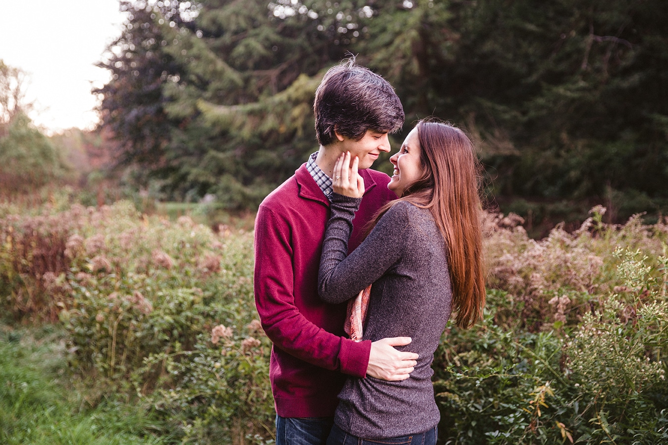 Arnold Arboretum Engagement Session Boston Engagement Photo